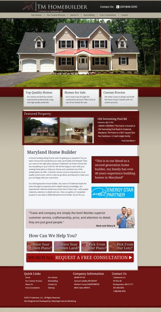 TM Homes - Advantage Internet Marketing